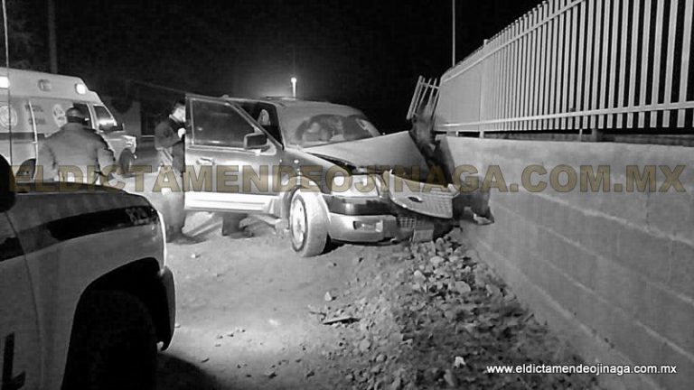 PIERDE EL CONTROL DE SU VEHICULO Y CHOCA CONTRA LA BARDA DE UN DOMICILIO EN CAÑADA ANCHA – El ...